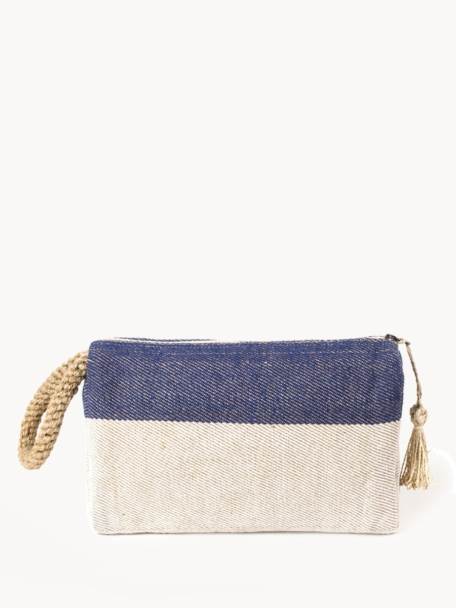 Block A Clutch - Blue – Brick and Thread